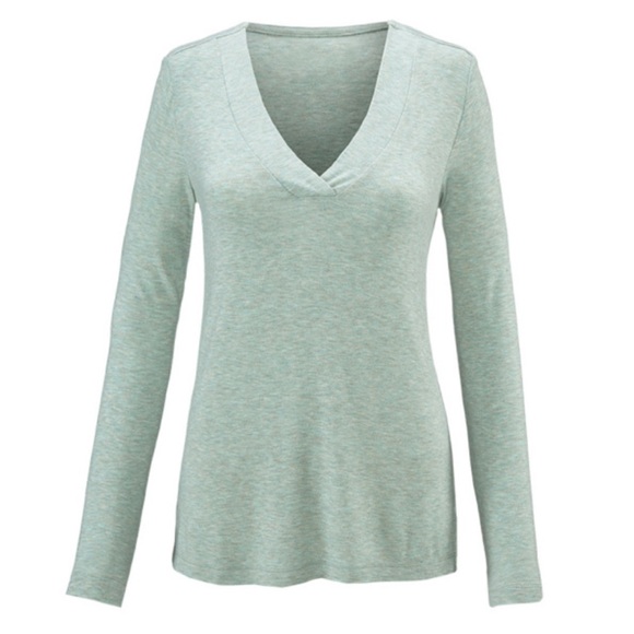 CAbi | Tops | Cabi Laidback Tee Large Light Green | Poshmark